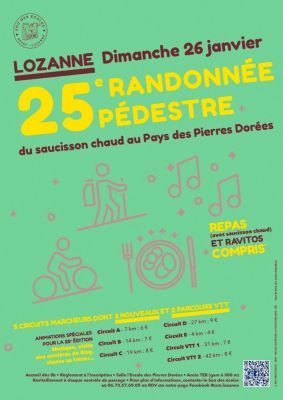 Lozanne - Rando du Saucisson Chaud Pays des Pierres Dorées | OpenRunner